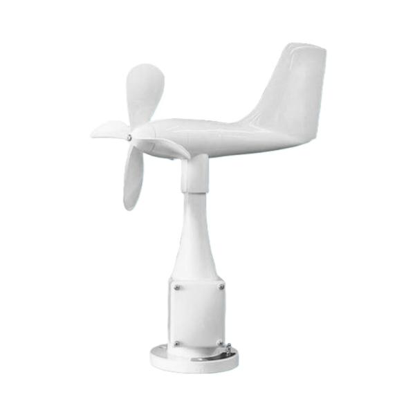 ■風車型風向風速発信器 W633-J4の特長●風車型をした発信器で風速部は風車(プロペラ)の回転をパルスに変換し、さらに4〜20mAに変換して出力。●風向部は、尾翼の回転角を内部のポテンショメータに伝え4〜20mAに変換して出力●出力(0〜...