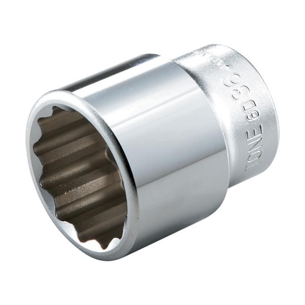 ■ソケット(12角) 対辺寸法25mm 全長53mm 6D-25HP の特長●12角は6角よりも、ボルト頭やナットに対して2倍差し込みやすく作業効率がアップします●ボルト・ナットの締付け・緩め作業用●対辺寸法(mm)：25●差込角(mm)：...