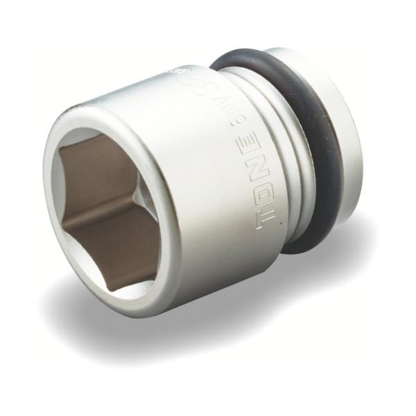■インパクトソケット 34mm ハンガータイプ 6NV-34HPの特長●無電解メッキのインパクト用ソケットです●ボルト・ナットの締付け・緩め作業用●対辺寸法(mm)：34●差込角(mm)：19.0●全長(mm)：58●材質：構造用鋼※Oリン...