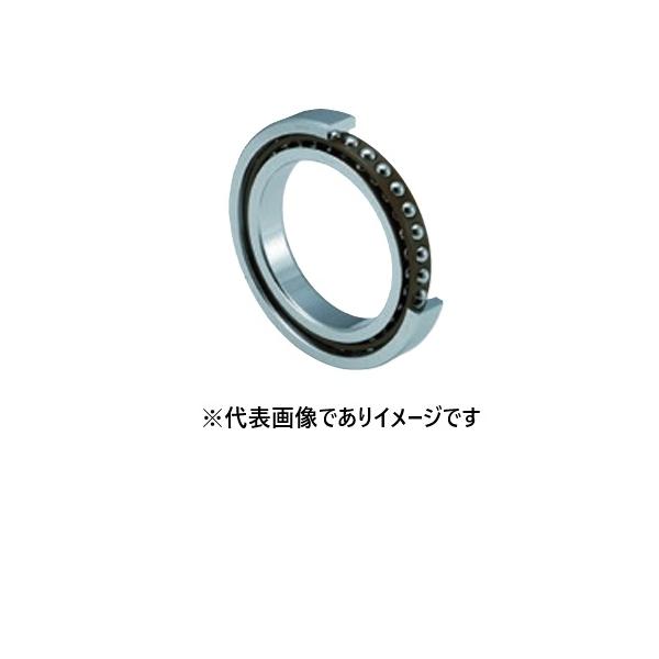 ■アンギュラ玉軸受  内輪径55mm 外輪径100mm 幅21mm 7211の特長●アンギュラ玉軸受は、非分離軸受で、玉と内輪・外輪との接触点を結ぶ直線がラジアル方向に対して接触角30°をもっています●ラジアル荷重と、一方向のアキシアル荷重...