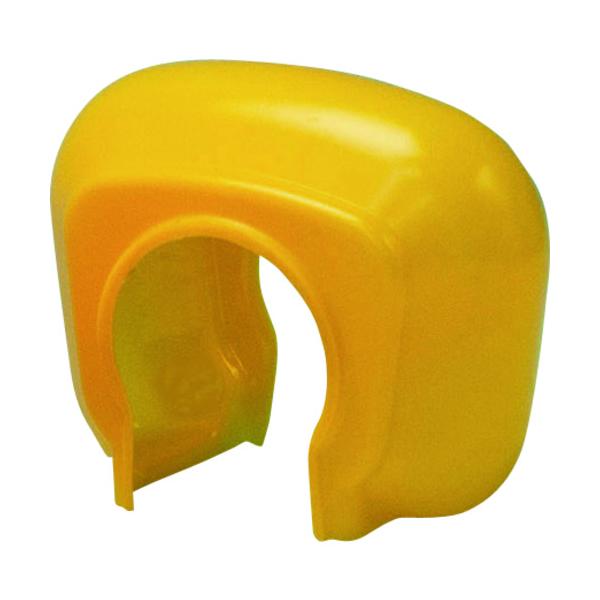 ■単管クランプカバー イエロー (100個入) TTCK-Yの特長●単管パイプクランプ用の樹脂カバーです●作業員の安全に●工事現場の美観に●色：イエロー●幅(mm)：110●奥行(mm)：54●高さ(mm)：90●適合パイプ径(mm)：48...