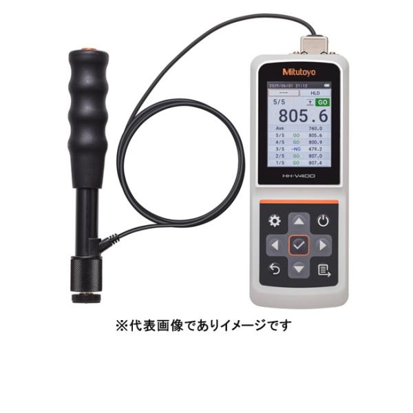 ■ポータブル硬度計 HH-V400の特長●瞬時に金属の硬さを試験、測定します●充電式コードレス仕様の為、現場に持ち込んで簡易試験を行うことが可能です●りーブ硬さ値をもとに、各種硬さスケールに換算する事が可能です●試験硬さ・試験範囲：リーブ硬...