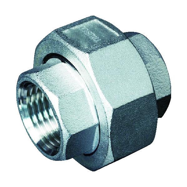 ■ネジ込ミ管継手 SUS ユニオン 10A TU-10Aの特長●様々な設備に利用されるステンレス製のねじ込み継手です●水・油・ガス用●呼び径A：10●呼び径B：3/8●L(mm)：35.5●D(mm)：23●最高許容圧力(MPa)：常温1....