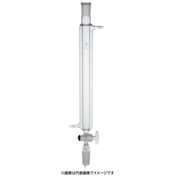 ■SANSYOジャケット付クロマトグラフ管 上下摺合せ、ガラスコックの特長●カラム部直径(m/m):20φ●外套直径(m/m):40φ●カラム部長さ(m/m):300●上,下共通摺合せ:24/40●下共通摺合せ:24/40