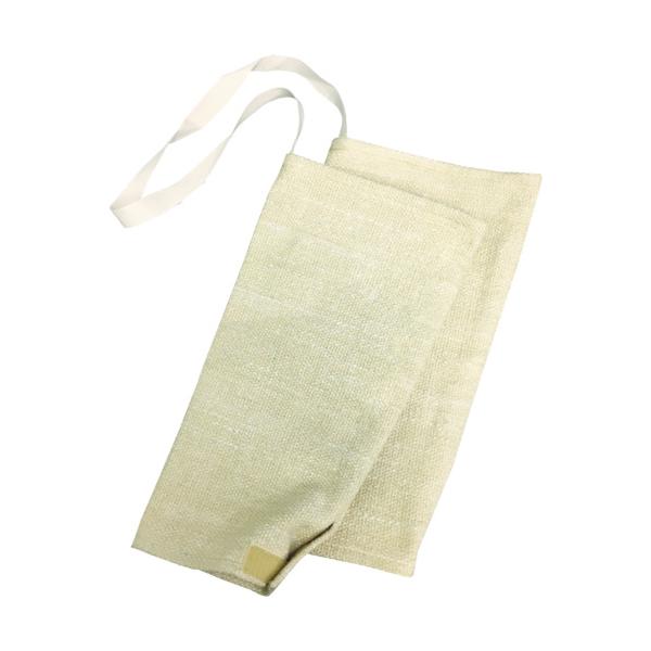 ■生体溶解性セラミック 耐熱腕カバー TCAUK-Aの特長●アラミド繊維と生体溶解性セラミック繊維・ガラス繊維との複合素材を使用した耐高熱・耐炎・耐スパッタ用保護具です●短時間ならば800℃の高温にも耐えますまた熱伝導率が低いので、断熱効果...