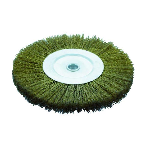 ■ホイルブラシ TB-6381の特長●ブラシ形状が円盤型で、外面に向かって放射状に毛が植わっています●使用機械・工具：両頭グラインダー・ベンチグラインダーなど●ワーク（研磨対象部材）を押し当てて研磨する際は適正な圧力（ブラシ毛材の先を少し当...