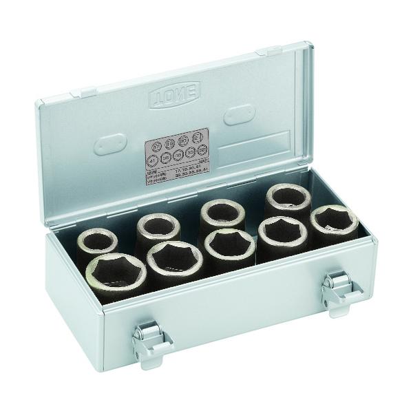 ■インパクト用ソケットセット( A809T の特長●バス・トラック用のアウターナットとインナーナット着脱専用ソケットのセットです●差込角(mm)：25.4●セット内容(mm)：32、33、35、38、41、17、19、20、21●セット内容...