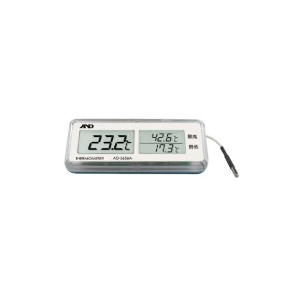 ■温度計防水IP67 AD-5656Aの特長●現在の測定温度と、最高・最低温度を同時に表示します●防水仕様 IP67準拠●マグネット付きなので取り付けに便利です●主な用途(※一例)…・食品売り場の冷蔵、冷凍ショーケース内の温度管理に・食品保...
