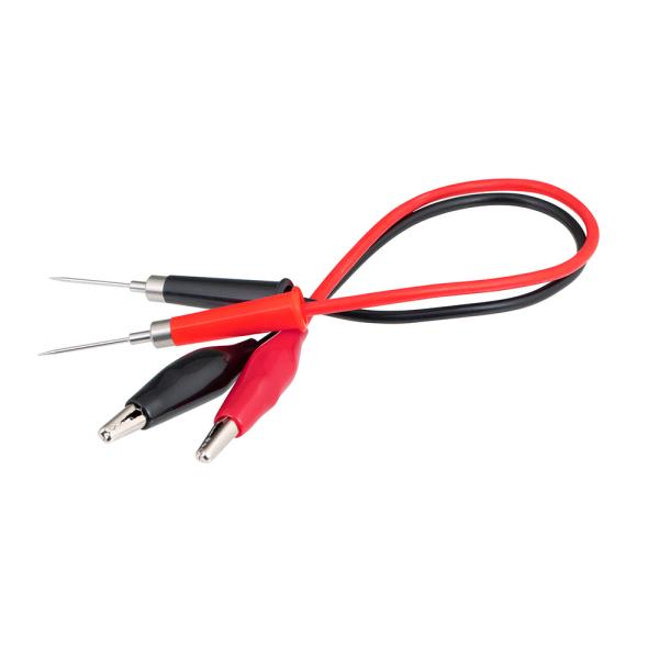 ■ワニ口ピンリード ATL-5Nの特長●先端 ：Φ 1×20 mmタイプ●寸法：約W300×H10×D12 mm(ピン長：20mm)●重量：約20 gメーカー：カスタム(CUSTOM)