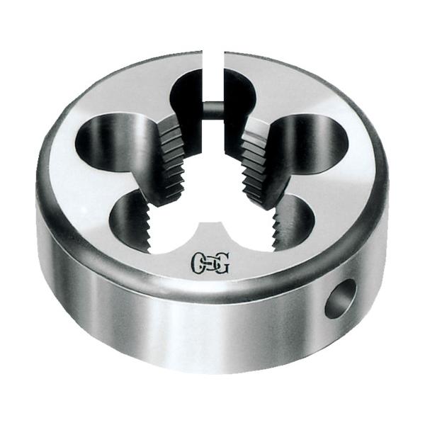 ■一般用ねじ切り丸ダイス 44943A-TPD-S-38 X PT3/8 - 19 の特長●調整ねじ付タイプメーカー：オーエスジー(OSG)