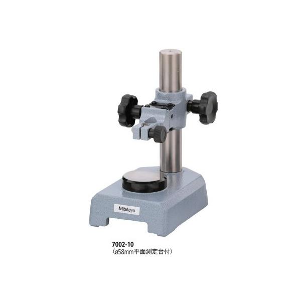 ■ダイヤルゲージスタンド平面 7002-10 BSD-2Xの特長●ダイヤルゲージなどを取り付けて測定をするために便利なスタンドです●上下の微動に平行バネを使用していますので、ワンタッチ操作で微動できます。●測定台：平面測定台φ58mm●基準...