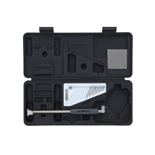 ■浅孔シリンダゲージ 511-416 CGF-60Xの特長●穴の底面近くの内径測定ができます。●測定子とアンビルの先端は超硬合金ボールです●ダイヤルゲージなどの指示器と保護カバーはオプション。指示器によってシリンダゲージや保護カバーが使用不...