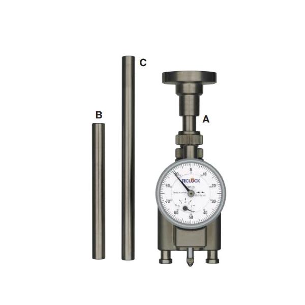 ■クランクデフレクションゲージ CSDG-Aの特長●エンジンクランクのたわみを測定します●目量(mm)：0.01●測定範囲(mm)：100〜230●ゲージ表示誤差(μm)：±15●質量(g)：260メーカー：テクロック(TECLOCK)