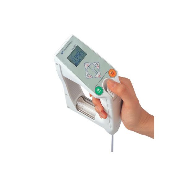 ■ポータブル密度比重計 DA-130Nの特長●サンプリング量及び吸引速度が片手(左右どちらでも)で簡単に調節できます●IDコードの入力が可能です●測定範囲：密度として、0.0000〜2.0000 g/cm3●測定精度：±0.001 g/cm...