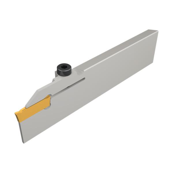 ■ドゥーグリップ 突っ切り・溝入れ加工用ブレード DGFHL-B-TR-D DGFHL 26B-2TR-D36R の特長●2コーナー使い、ねじれ刃構造の突切工具です●深溝加工には自己拘束式、浅溝加工にはスクリュークランプを選択いただけます●...