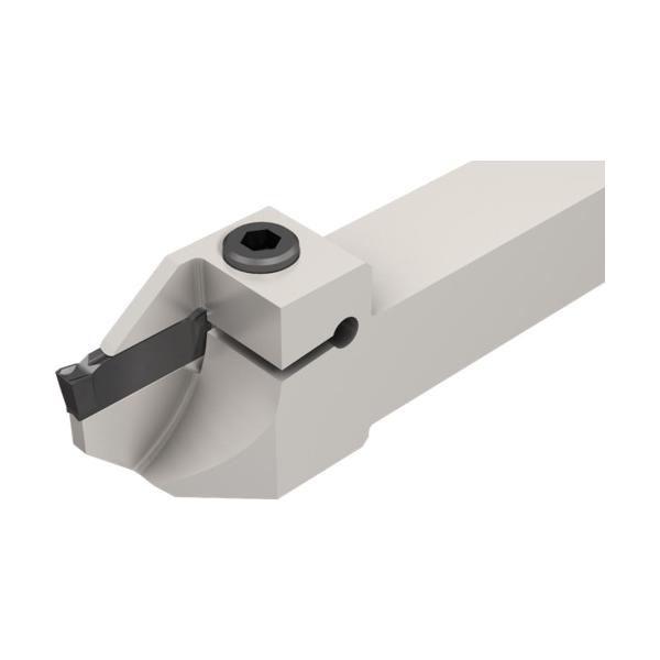 ■ドゥーグリップ DGTR/L-B-D DGTL 20BC-3D40 の特長●2コーナー使い、ねじれ刃構造の突切工具です●深溝加工には自己拘束式、浅溝加工にはスクリュークランプを選択いただけます●ヘリグリップチップも取付可能です●突っ切り加...