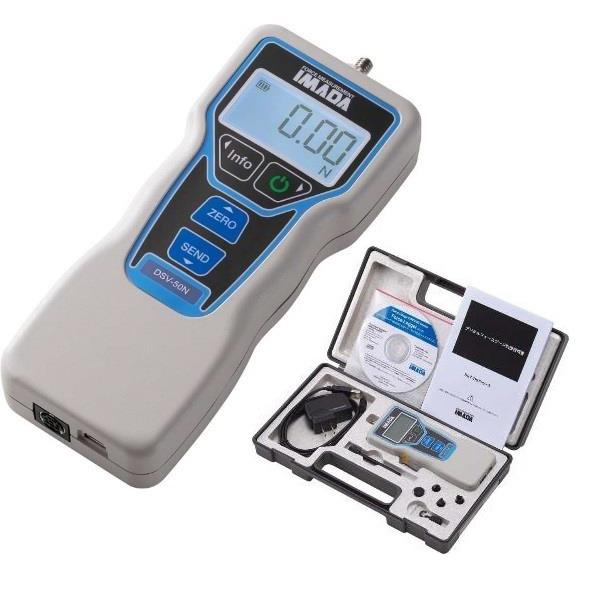 ■普及型デジタルフォースゲージ DSV-500Nの特長●測定中の姿勢変化を検知し、アラームでお知らせ●内部メモリに1000データまで保存が可能●PCとUSB接続をし、付属のソフトウェアForce Loggerで簡単でデータ管理●最大４台まで...