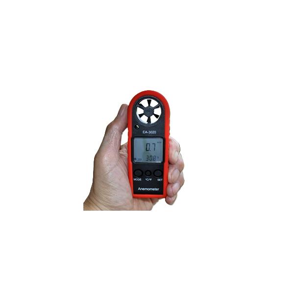■風速計EA3020の特長●ポケットタイプのデジタル風速計です●風速と温度を同時にデジタル表示します●風速表示はノット、Km/時、m/秒、マイル/時に変更可能●最大風速と平均風速モード機能付き●測定範囲…0.1〜30m/秒0.3〜108Km...