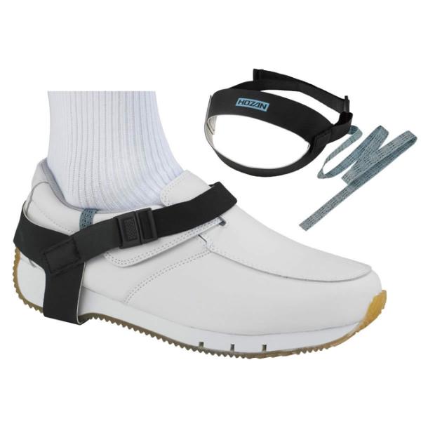 ■ヒールストラップ F-145の特長●靴の上から装着し、踵から床に静電気を逃がすタイプのストラップ。●作業靴に装着するだけで静電靴と同等の効果が得られます。(安全靴にも使用できます)※両足での着用を前提としています。●重量：35g●ESD管...