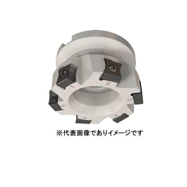 ■タングミル フェースミル F90LN-N11 F90LN D040-06-16-L-N11 の特長●90°リードの縦置きフェースミルです●フライス加工用●刃数CICT(枚)：6●切削径DC(mm)：40●切込角KAPR(°)：91●全長O...