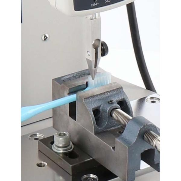 ■引張試験系アタッチメント FP-51の特長●細い形状のサンプルの引張測定に最適●狭いスペースでの測定向き●小型軽量で低荷重測定対応●最大荷…50N●口幅…1mm●開き幅…最大0.5mm●寸法(W×H×D)…10×55×8(mm)●重量…約...