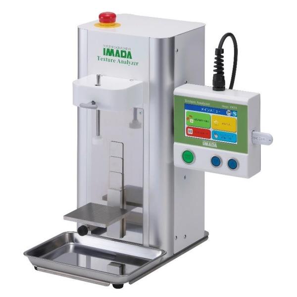 ■食品用食感硬さ測定器 FRTS-5Nの特長●レオメーターとは、食品の食感や硬さを数値化できる測定器です。●イマダのレオメーターFRTSシリーズは、プリセットされた測定条件を多数内蔵。●食品や規格を選択し、操作パネルに表示される案内に沿って...