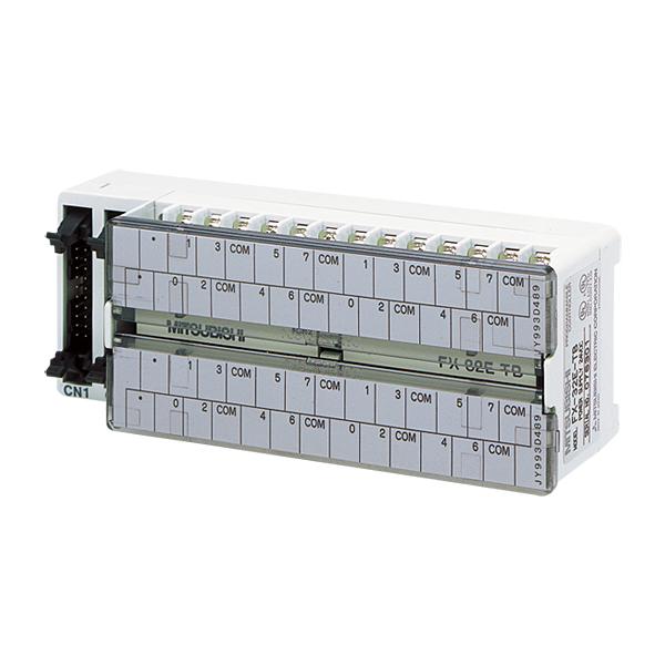 ■ターミナルブロック FX-32E-TBの特長●入力32点または出力32点(入力16点，出力16点の分割可)のターミナルブロックです●入力または出力：32点(コネクタ→端子台変換用)●シーケンサとターミナルブロック間は、ケーブルで簡単に接続...