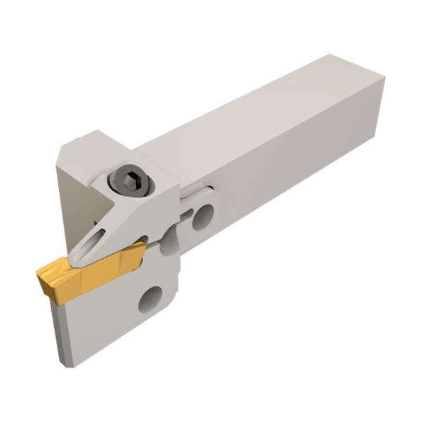 ■カットグリップ ホルダー GHAR/L-JHPGHAR 25-8-JHP の特長●高圧クーラント対応、アダプター交換式ホルダーです●溝入れ、突っ切り加工用●機能長さLF(mm)：124.5●全長(mm)：124.5●ホルダー：カットグリッ...