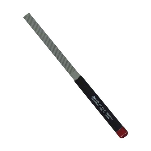 ■アルミカットヤスリ 5型 平 荒目 HI00531の特長●ヤスリ目を単目の平行な目にすることで、切削力が高く、良好な仕上がり面が得られます●切削粉を簡単に除去でき、スピーディーな加工が可能です●アルミ、真鍮、銅、プラスチックなどの軟質材の...