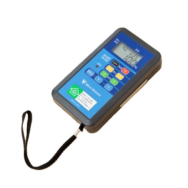 ■水分計 HS-300の特長●マイクロメジャー社製、非破壊の高周波式の水分測定器です●木材に軽く押し当てるだけで測定できます●厚み、密度、温度補正機能付き●住木技術センター認定器種●電極は底面に2本、側面に1本(側面電極特許申請済、形状意匠...