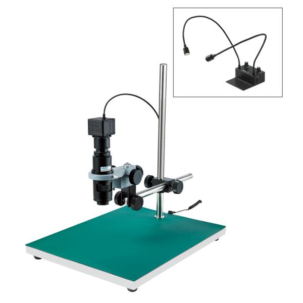 ■マイクロスコープ L-KIT701の特長●価格と性能を両立した300万画素USBカメラのセットです●フレキシブルアームのスポット照明付き●レンズは倍率のみ調整可能なズームレンズで、補助照明が無い環境でもある程度使用可能です●大きさに加え高...