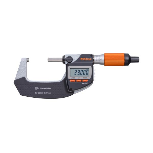 ■クーラントプルーマイクロメーター 293-141-40 MD-E50の特長●リード2mmのハイリードねじにより操作性の高い測定器です●校正時期警告機能搭載により、校正時期の管理が簡単です●測定物に対して測定面の食い込みを警告する機能付きで...