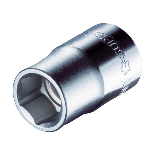 ■ソケットレンチ用ソケット(差込角：９．５ｍｍ)六角対辺：１２ｍｍ NHS312の特長●差込角9.5mmのソケットです ●ソケットレンチ用ソケット駒●対辺寸法(mm)：12●差込角(mm)：9.5●全長(mm)：28●対辺形状：6角●色：シ...