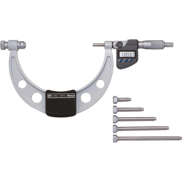 ■替アンビル式外側デジタルマイクロメーター 340-251-30 OMC-150MXの特長●アンビルを取り替えることにより、1個の本体で測定範囲を広くすることができます。●標準品はスピンドル面のみ超硬合金チップ付●OMC-MXは保護等級IP...