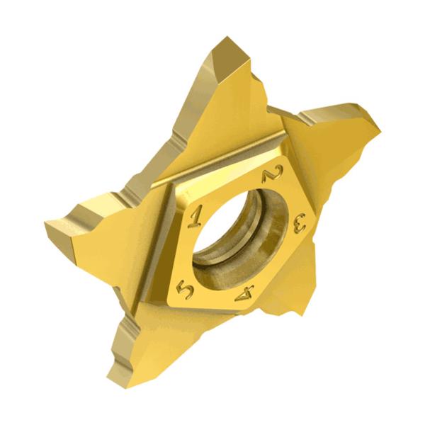 ■ペンタカット チップ PENTA 24R-P IC1008PENTA 24R100P06D IC1008の特長●ホルダーの左右方向から、機上で簡単迅速にチップ交換が可能です●5コーナー使いチップで経済性に優れています●溝入れ、突っ切り加工...