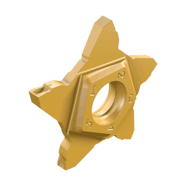 ■ペンタカット チップ PENTA 24R-C IC1008PENTA 24R200C06D IC1008の特長●ホルダーの左右方向から、機上で簡単迅速にチップ交換が可能です●5コーナー使いチップで経済性に優れています●溝入れ、突っ切り加工...