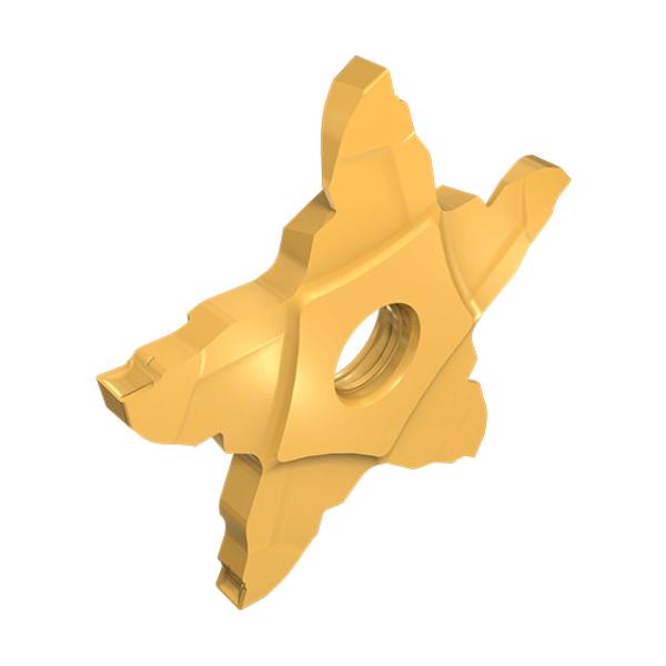 ■ペンタカット チップ PENTA 34F-RS/LS IC908PENTA 34F247-0.20-22RS の特長●ホルダーの左右方向から、機上で簡単迅速にチップ交換が可能です●5コーナー使いチップで経済性に優れています●溝入れ、突っ切...