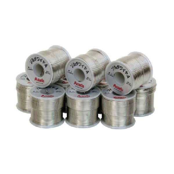 ■ソルダワイヤA R50350の特長●2003年4月1日改定水道法適合商品です●水道・給湯用銅管等の接合に●銀含有量(%)：0.5●ロウ付温度(℃)：250〜300●ろう付できる金属：銅管●太さ(mm)：φ2.0●材質…錫メーカー：アサダ(...