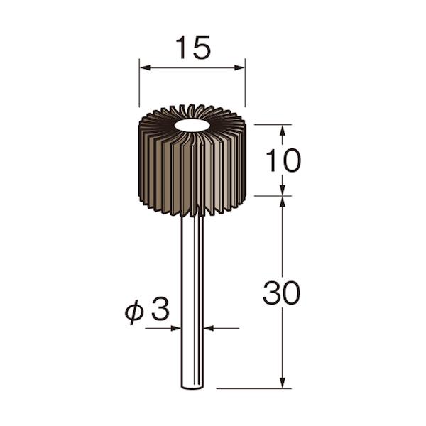 ■ダイヤモンドフラップサンダー軸長(mm):30粒度(#):100 S1971の特長●加工物の形状によくなじみます●回転数を変えることにより柔らかいものから硬いものまで自由に研磨が出来ます●自生作用で常に新しい砥粒面で研磨が出来ます●セラミ...