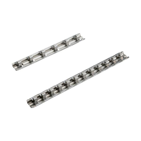 ■ソケットホルダー 差込角6.35mm 全長210mm SH-212HPの特長●手動用ソケットもピンとOリングが付いたままのインパクト用ソケットもスッキリと整理できます●さびに強いオールステンレス製です●インパクト用ソケットはピンとOリング...