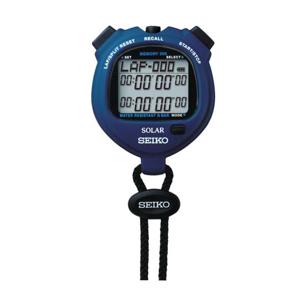 ■ストップウオッチソーラー スタンダード ブルー SVAJ005の特長●電池交換であわてることのないソーラー充電式ストップウォッチです●多機能、かつスタンダードタイプです●縦×横×厚さ：73×61×22mm●計測項目：最大300本メモリー、...