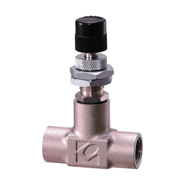 ■精密ニードルバルブ 2412TB1/4N20.1MPA100ML/MINの特長●流量を精密かつ容易に制御できるように設計された精密ニードルバルブです●調節ネジ部の回転運動をニードル部で直進運動に変える構造になっており、安定したなめらかな流...