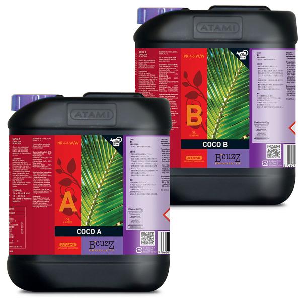 B'cuzz CoCo A&amp;Bは、丈夫で健康な植物に成長するために必要な栄養素が含まれており、植物の一生を通して使用可能な肥料です。CoCo培地には元々カリウムを豊富に含んでいて、ゆっくりと放出されてきます。しかし、カルシウムがほぼ...