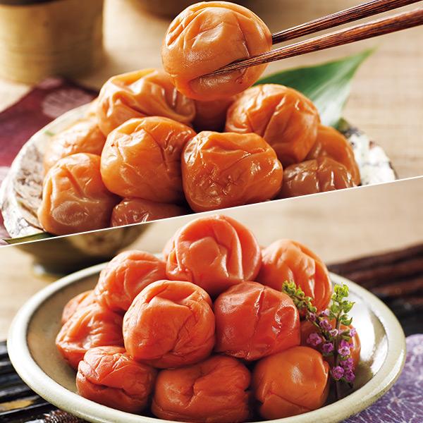 ●送料：880円（通常）塩分が気になる方へ。●セット内容／＜はちみつ＞210g×4パック＜しそ＞210g×4パック●賞味期限／製造日から常温5ヵ月●加工地／日本●原材料／＜はちみつ＞梅、漬け原材料［還元水飴、果糖ブドウ糖液糖、はちみつ、食塩...