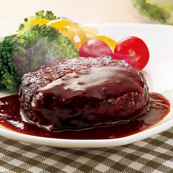 ●送料：1100円（冷凍便でのお届け、送料は別途頂きます）特製デミグラスソースが美味しさの決め手●セット内容／160g×10個●原材料／食肉等（牛肉〈輸入又は国産（5％未満）〉、牛脂）、オニオンソテー、卵白液、パン粉、卵白末、ぶどう糖、おろ...