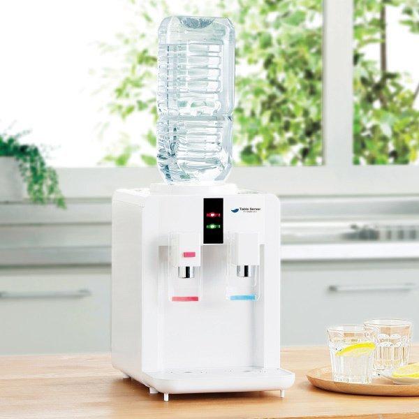 ●送料：無料（通常）冷水＆お湯がいつでも手軽に飲める！●（約）／幅21×奥行30.5×高さ29.5cm、2.4kg●電源／AC100V（50／60Hz）●消費電力／＜冷水器＞65W、＜温水器＞420W●内蔵水槽容量（約）／＜冷水＞400ミリ...