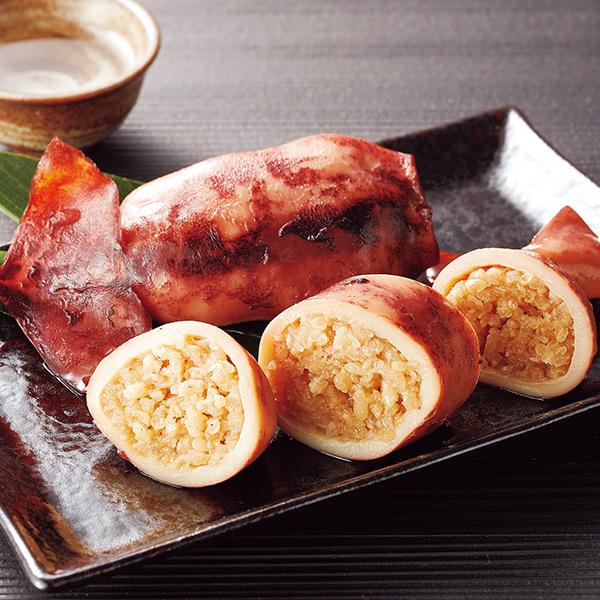 ●送料：1100円（冷凍便でのお届け、送料は別途頂きます）いかの旨みが染み込んだもっちりご飯がたまらない！●セット内容／（100g×2）×5袋●賞味期限／製造日から冷凍6ヵ月●加工地／日本●原材料／真いか（国産）、米、もち米、醤油、酒、みり...