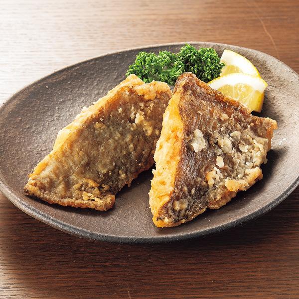 ●送料：1100円（冷凍便でのお届け、送料は別途頂きます）食べやすい！骨取りした黄金カレイ唐揚げ。●セット内容／600g（約50g×12個）●賞味期限／製造日から冷凍1年●加工地／日本●原材料／コガネカレイ（アメリカ）、植物油、小麦粉、食塩...