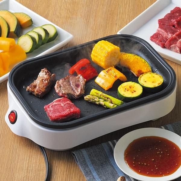 ●送料：880円（通常）少人数用のお手軽サイズ！●(約)／幅28.3×奥行18.5×高さ10cm、865g●電源／AC100V●消費電力／650W●コード長さ／約1.4m●蓋付●保証書付●中国製[10087]