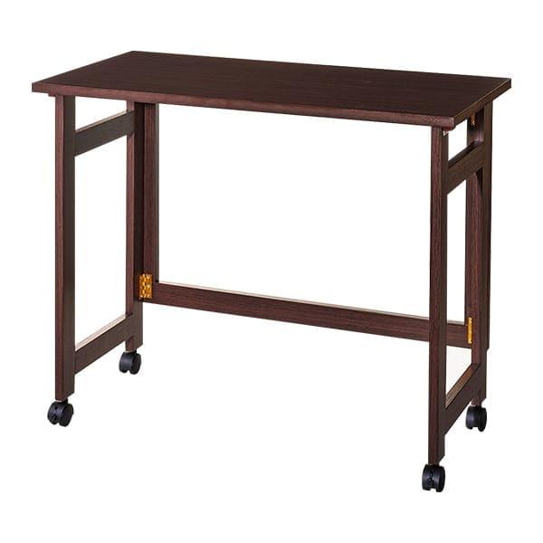 ●送料：1100円（大型商品のため、送料は別途頂きます）サッと広げて補助テーブルやデスクに！●(約)／幅80×奥行40cm(共通)、＜高さ55＞7kg、＜高さ65＞8kg、＜高さ71＞9kg●メラミン化粧繊維板●中国製●アジャスター、キャス...